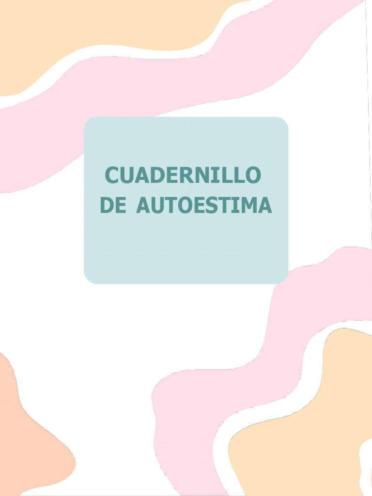 Cuadernillo De Autoestima Descargar Gratis Pdf Autoestima