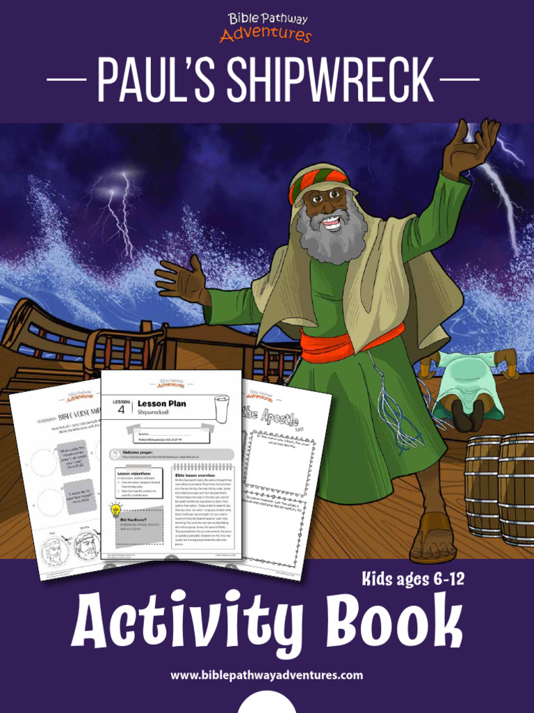 Paul's Shipwreck Activity Book | PDF | Paul The Apostle | Herod The Great