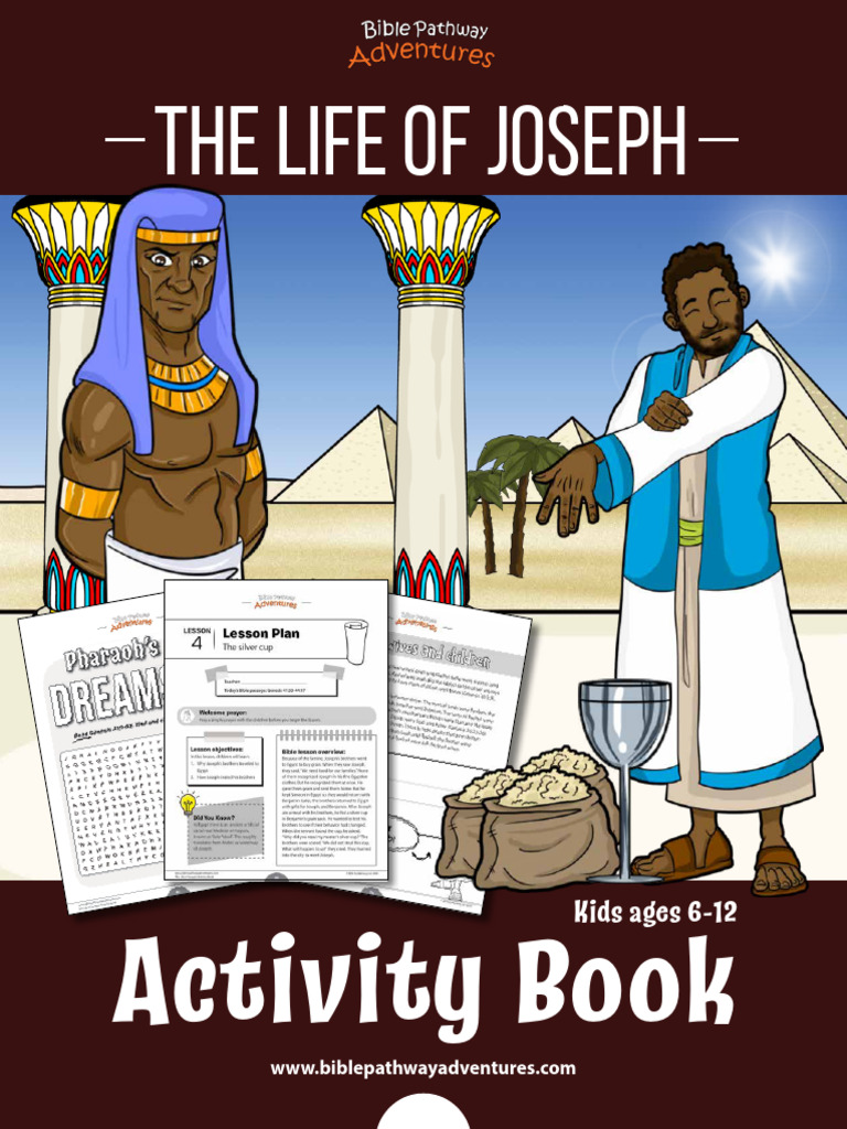 The Life of Joseph Activity Book | PDF | Leah | Jacob