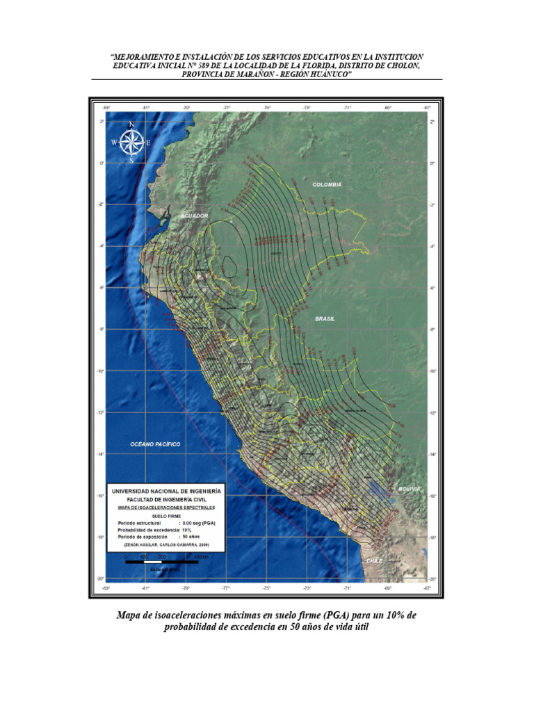Mapas de Sismos en Perú y Suelo Firme | PDF | Peligros geológicos ...