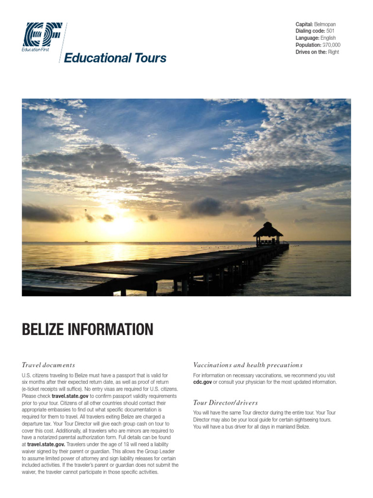 Belize Destination Guide 1 | PDF