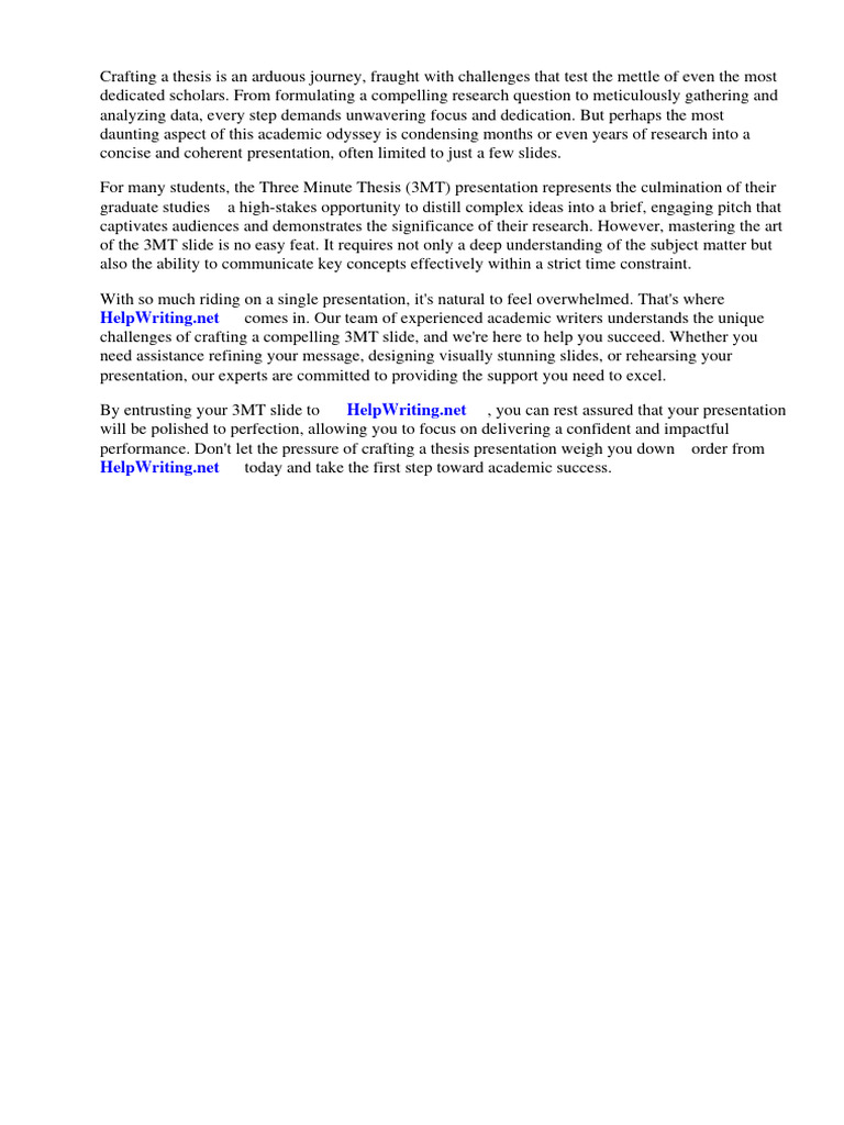 Three Minute Thesis Slide | PDF | Microsoft Power Point | Artificial ...