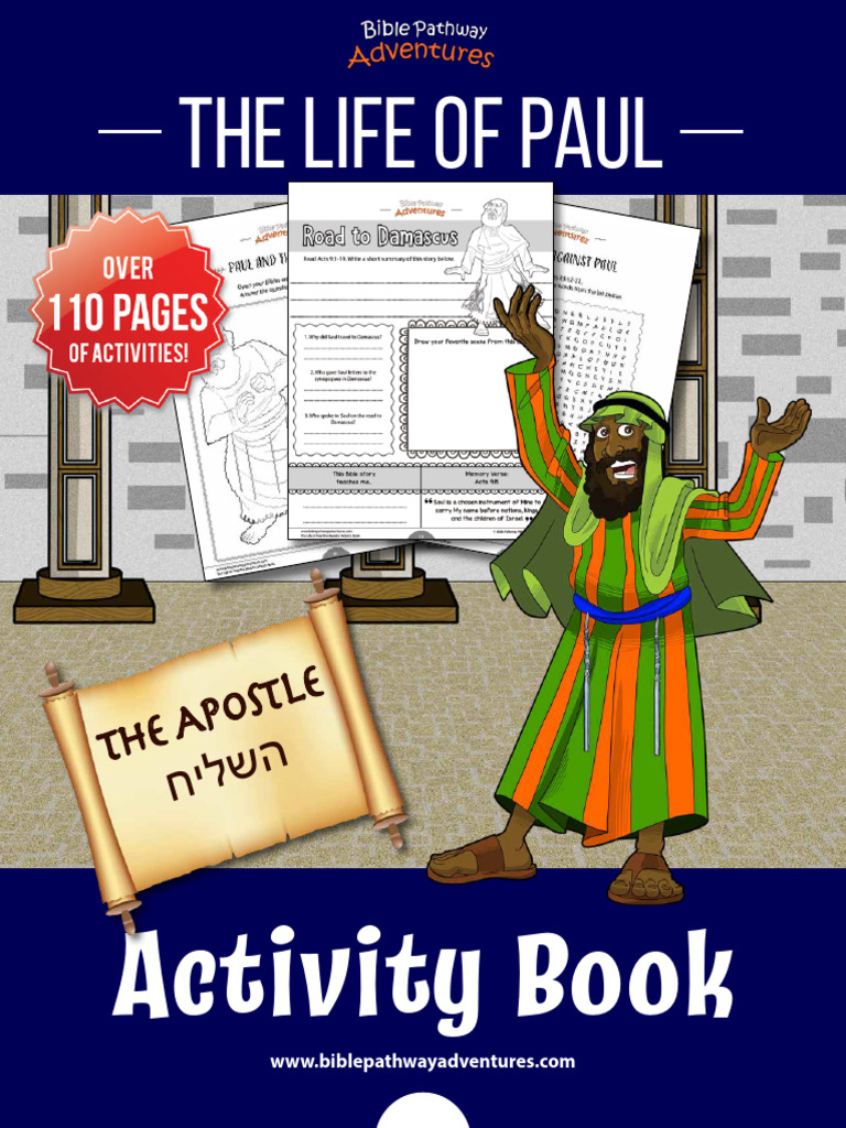 Life of Paul The Apostle Activity Book | PDF | Paul The Apostle | Acts ...