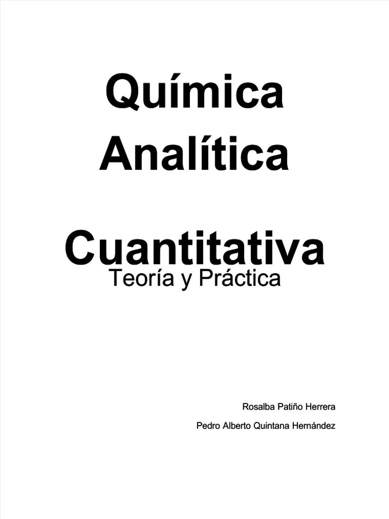 PDF 345233390 262438407 Quimica Analitica Teoria y Practica PDFPDF ...