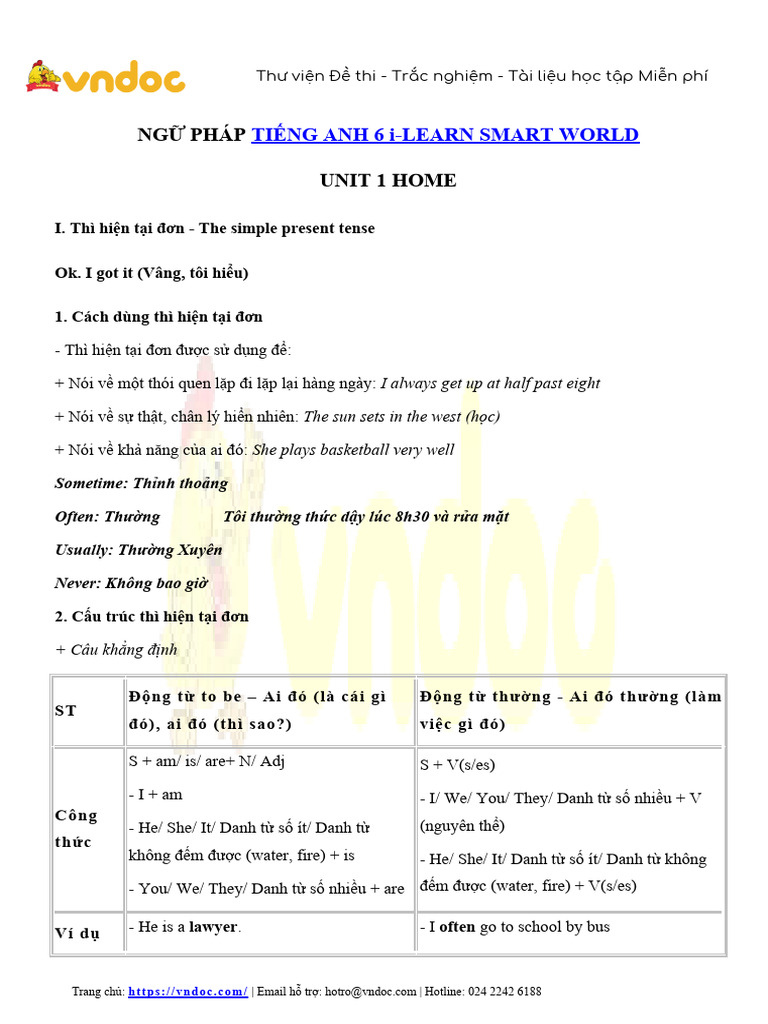 Present Simple | PDF