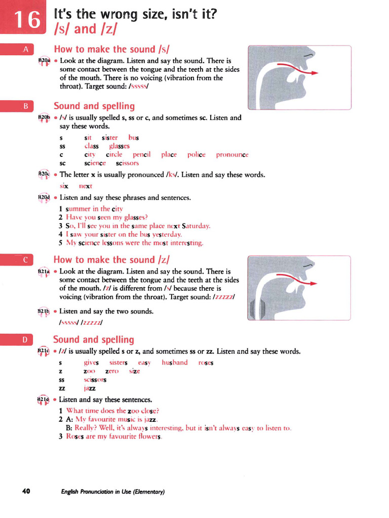 Consonantes - English Pronunciation in Use | PDF