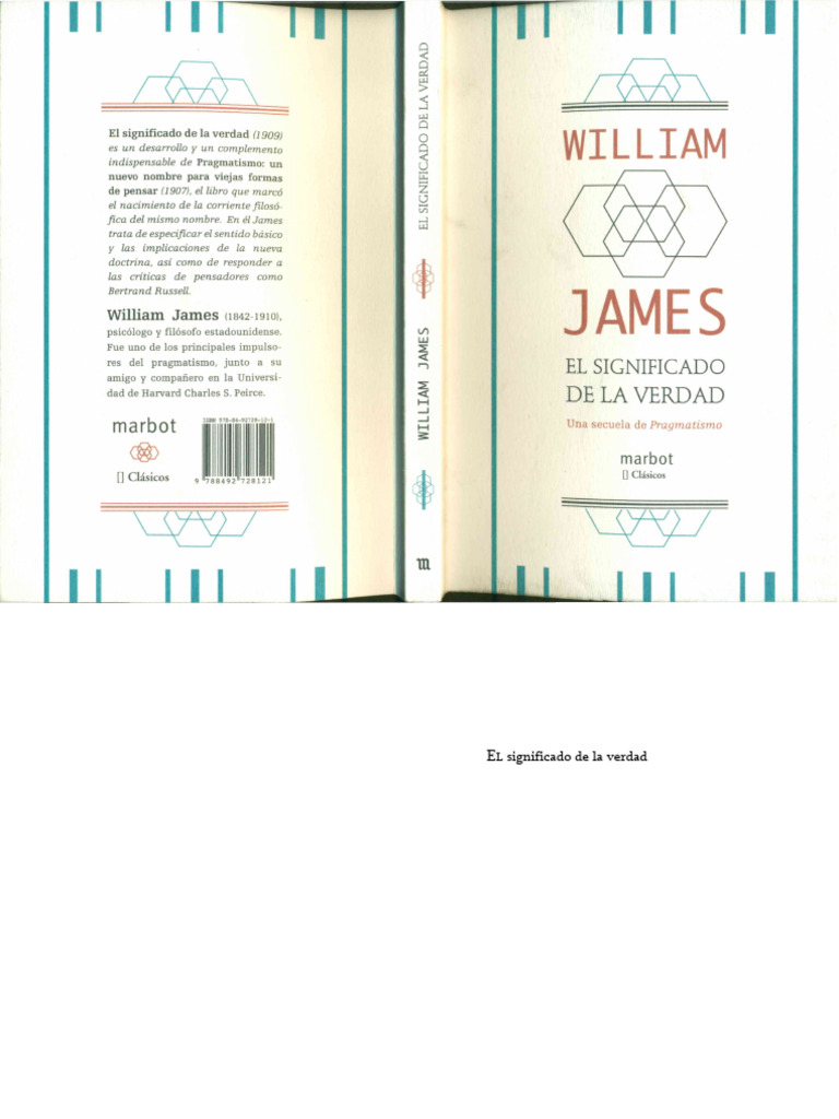 James-El Significado de La Verdad | PDF | Verdad | Pragmatismo