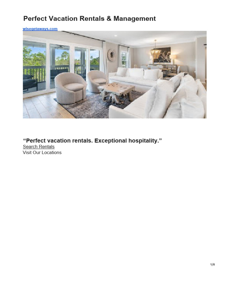 Perfect Vacation Rentals & Management | PDF