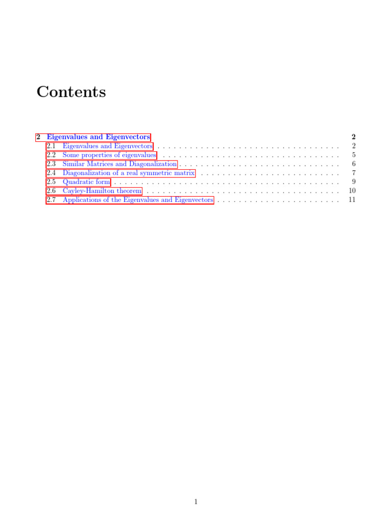 Chap2 Eigenvalues and Eigenvectors | Download Free PDF | Eigenvalues And Eigenvectors | Matrix ...