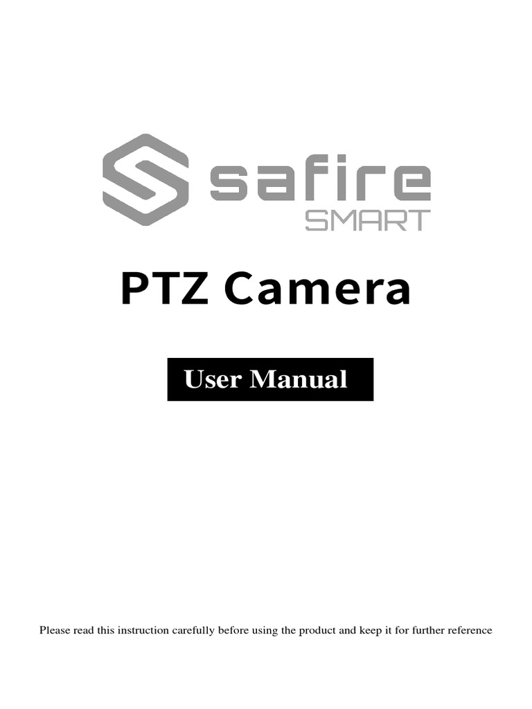 PTZ Camera User Manual | PDF | Ip Address | Computer Network