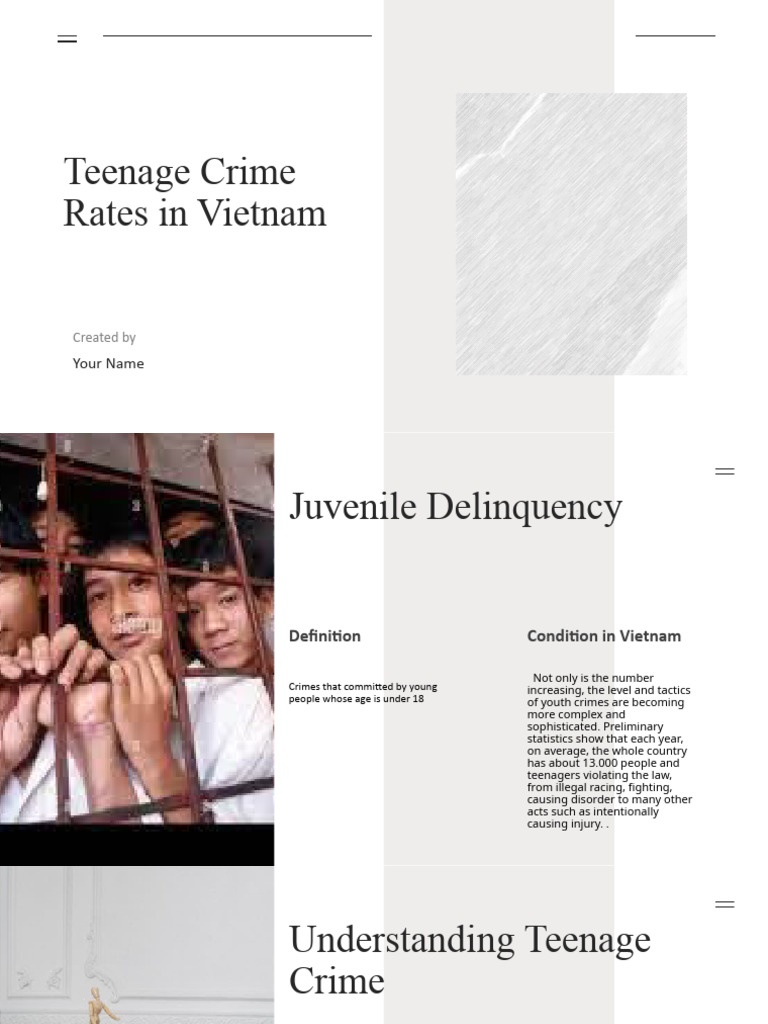Teenage Crime Rates in Vietnam | PDF | Juvenile Delinquency | Violence