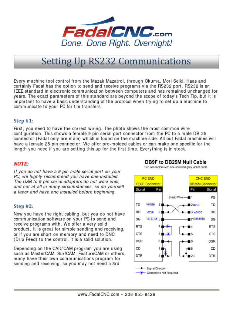 Setting Up RS232 Communication | PDF | Electronics | Manufactured Goods