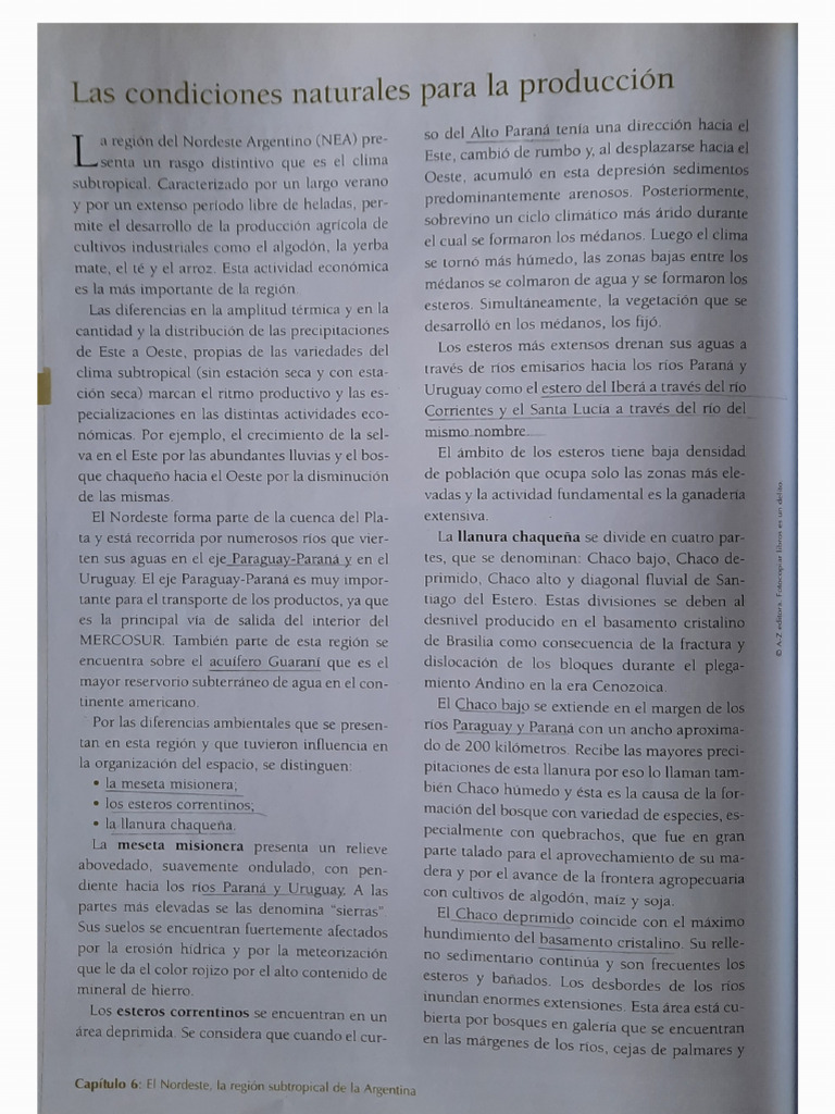 La Región Del NEA | PDF