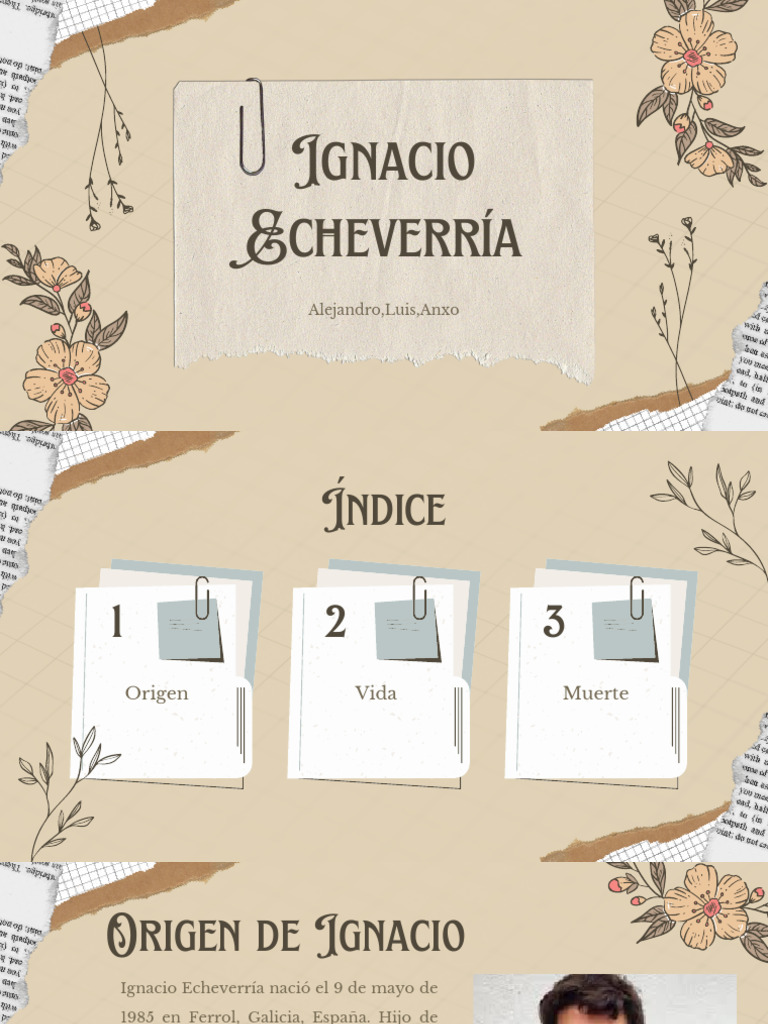 Ignacio Echevarria | PDF | Estilo de vida