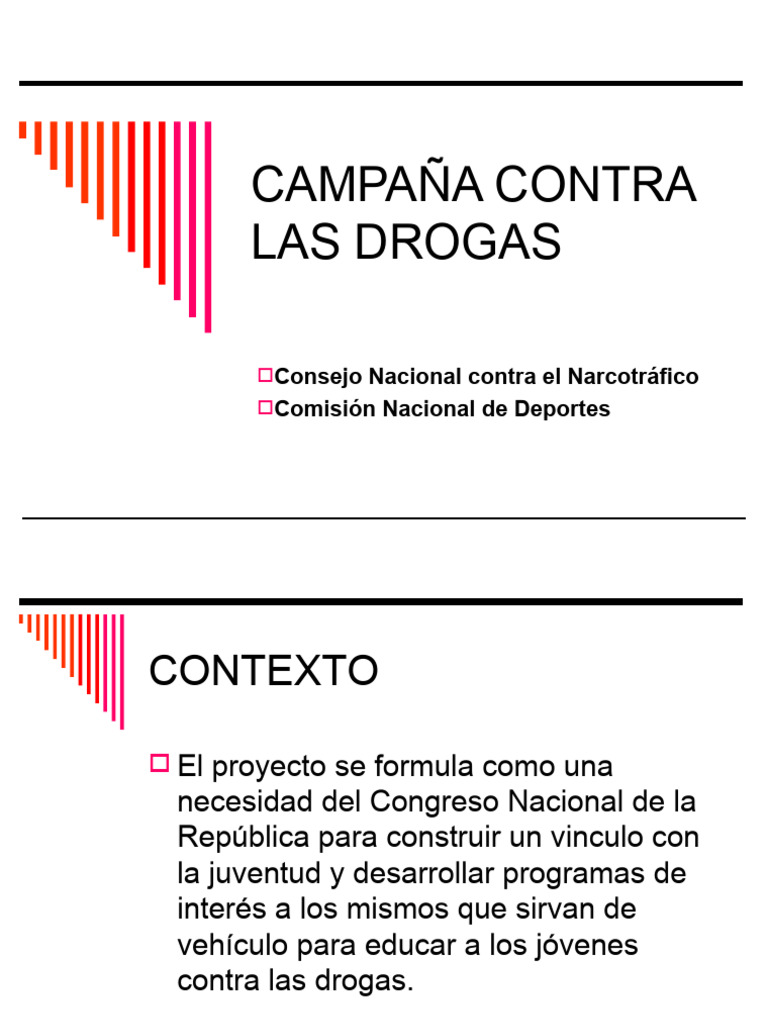 Campaña Juvenil Antidrogas 2023 | PDF