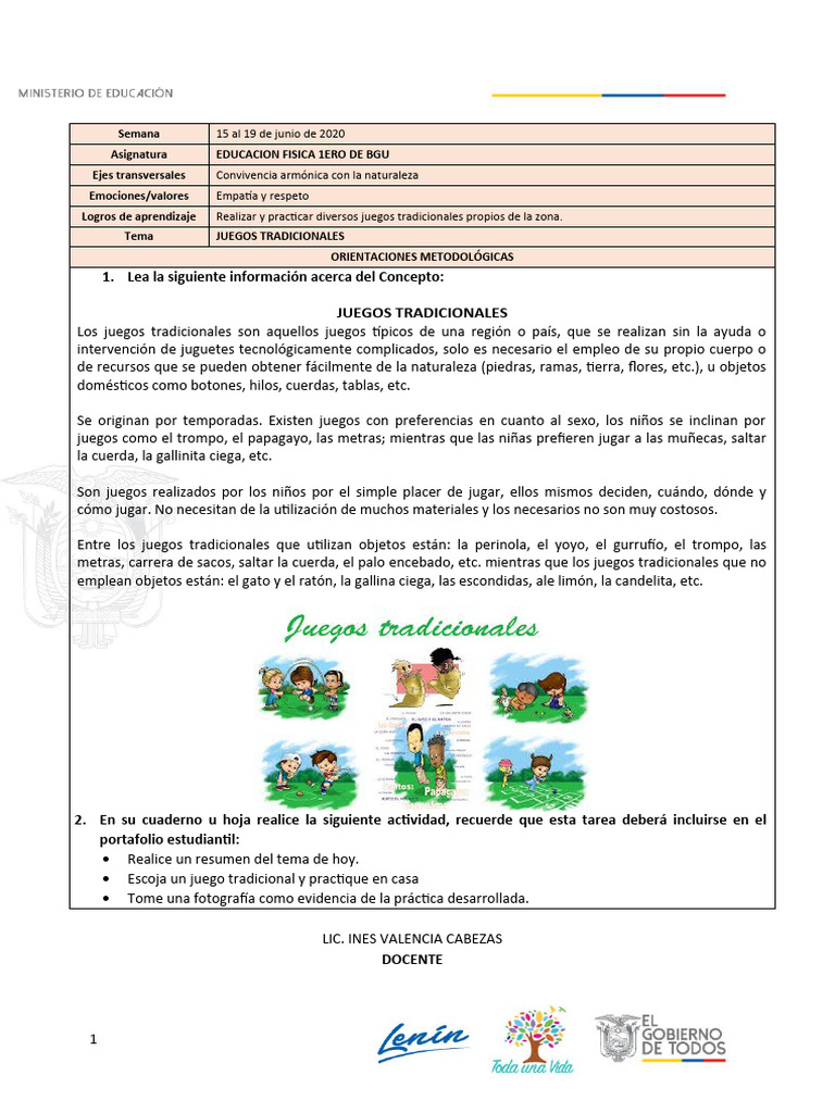 Educacion Fisica 1ero Bgu | PDF