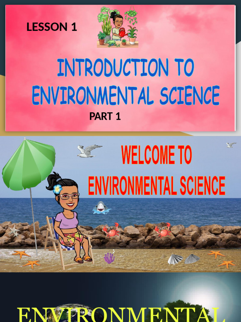 Lesson 1 - Environmental Science - Part 1 | PDF | Natural Environment ...