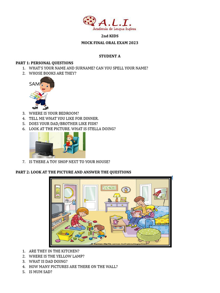 Mock Final Oral Exam | PDF | Wellness