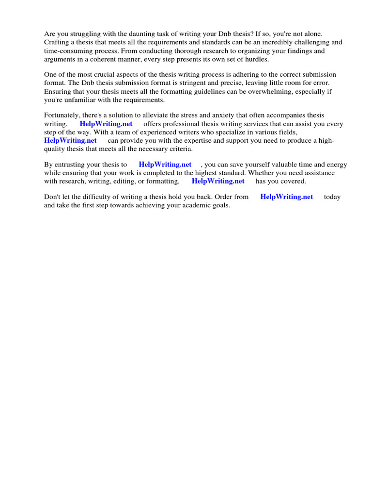 DNB Thesis Submission Format | PDF | Thesis | Homosexuality