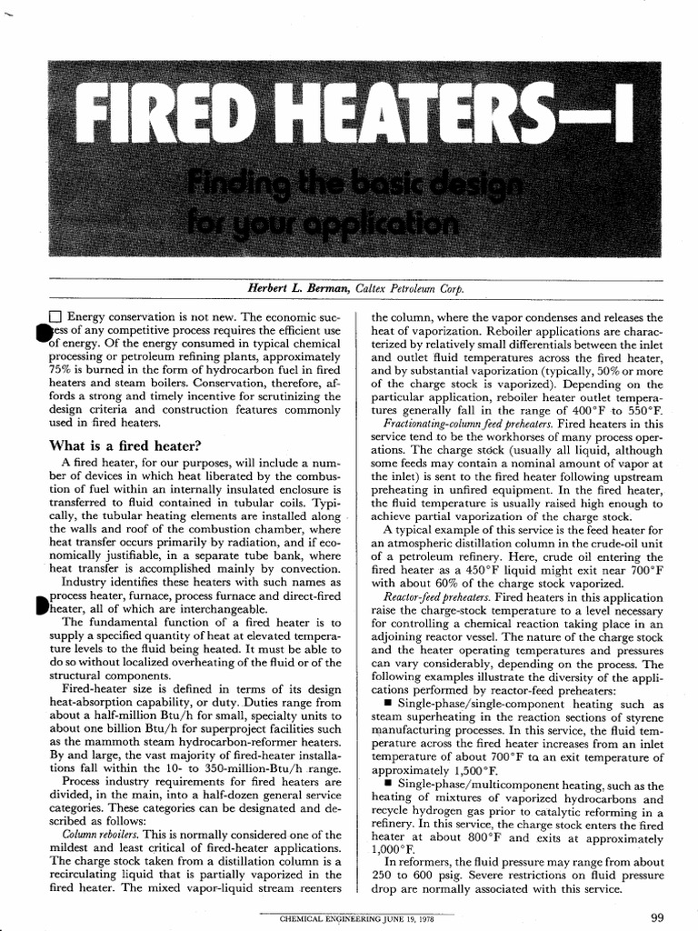 Fired_Heaters_Design | PDF