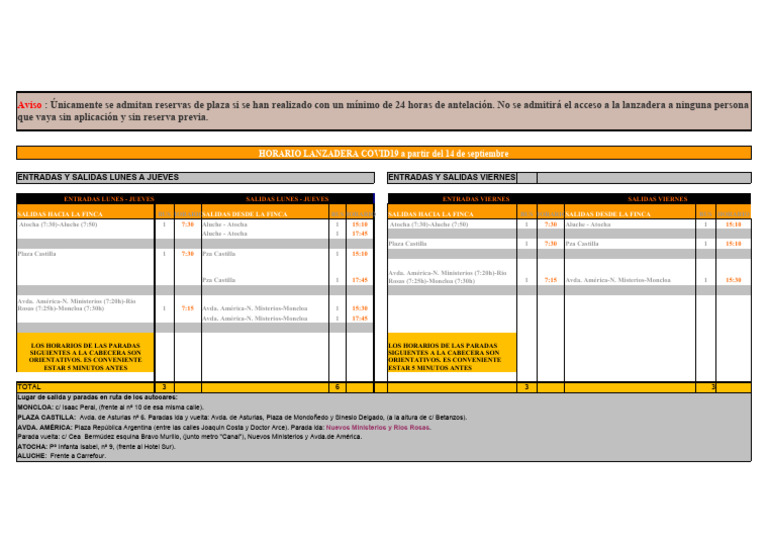 schedule transport | PDF