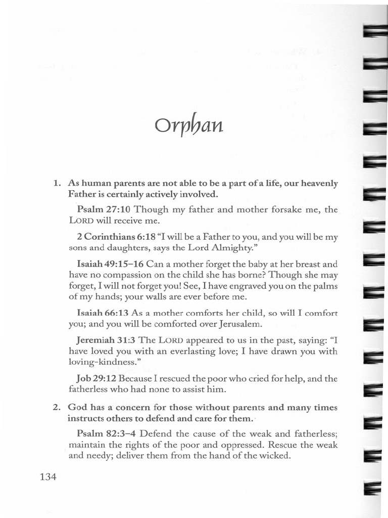 Orphan | PDF | Systematic Theology | Abrahamic Religions