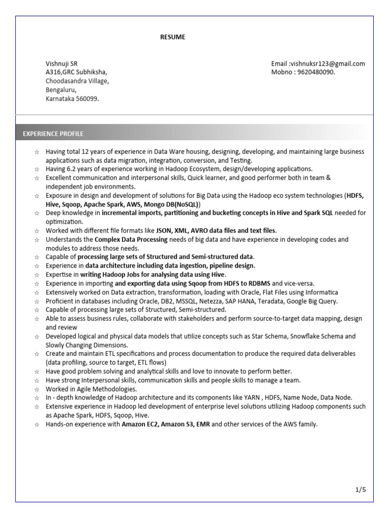 Vishnuji Big Data | PDF | Apache Spark | Apache Hadoop