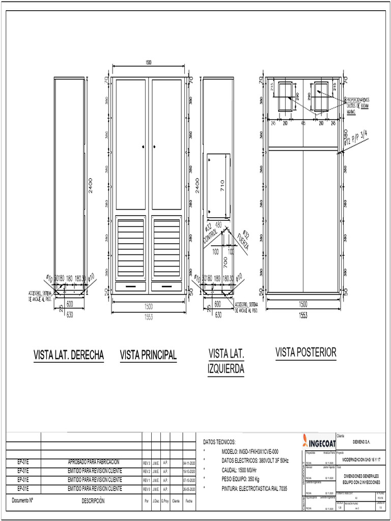 Dimensiones Generales | PDF