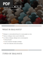 Dialogue Rules Handout | PDF | Punctuation | Notation