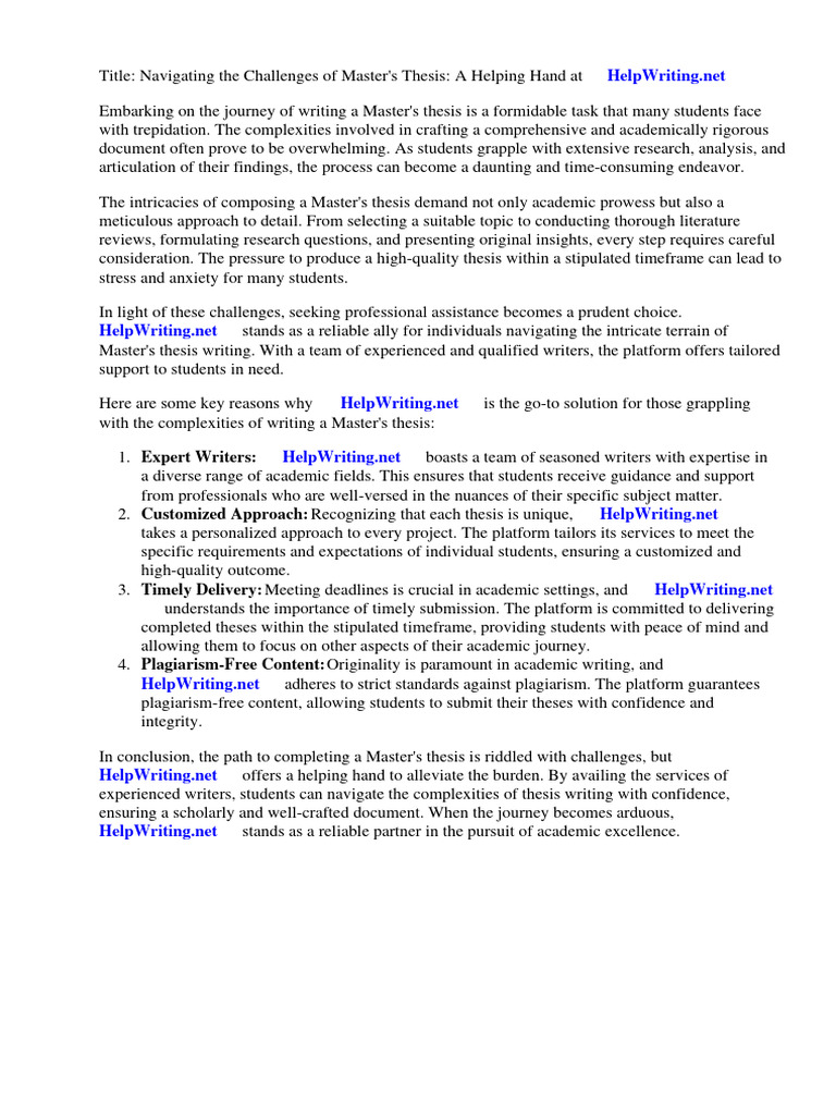 Masters Thesis Grants | PDF | Thesis | Microfinance