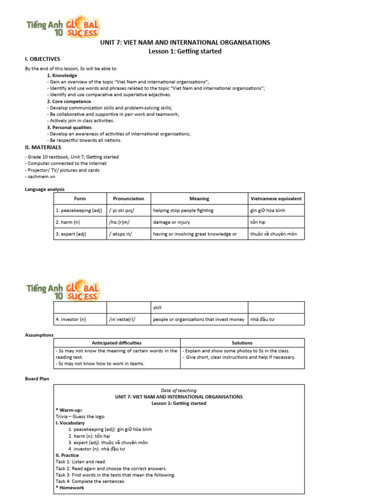 TA10-Unit 7 | PDF | Stress (Linguistics) | Adjective