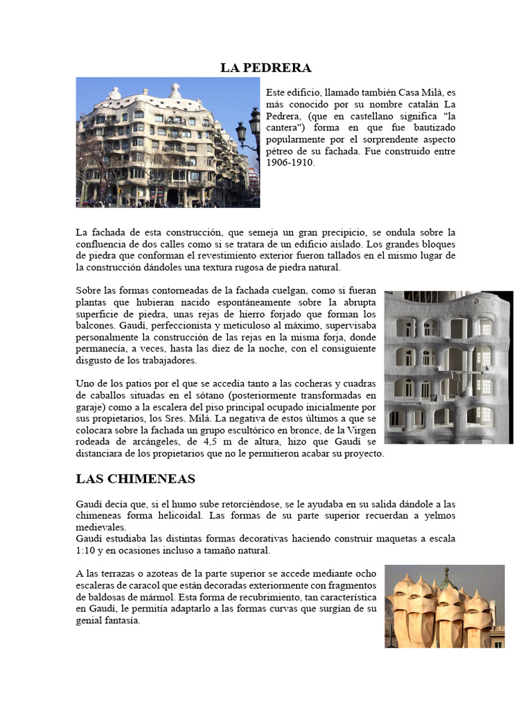 La Pedrera | PDF