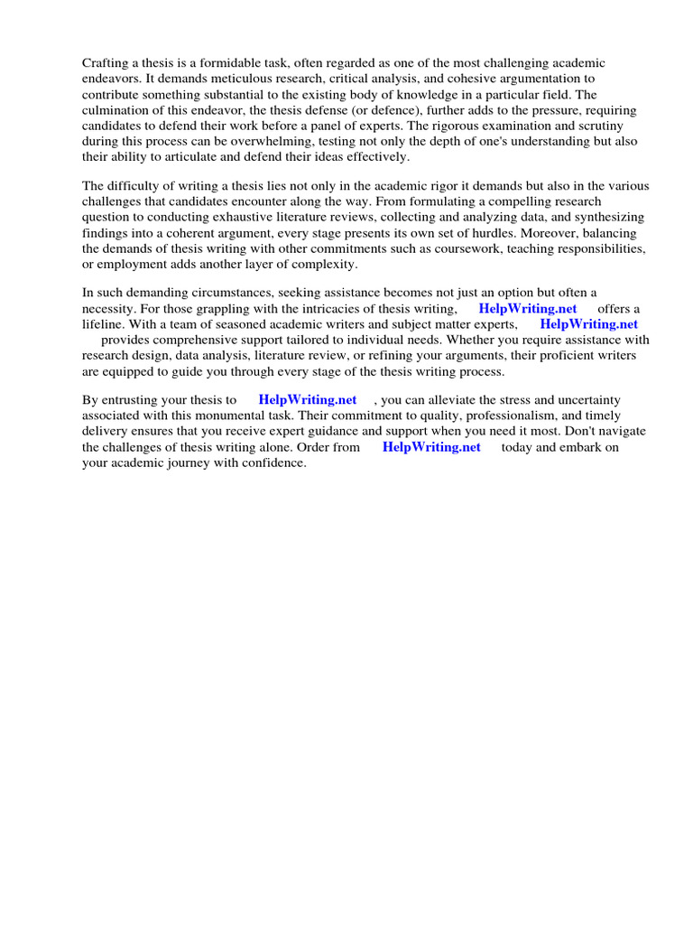 Thesis Defense or Defence | PDF | Thesis