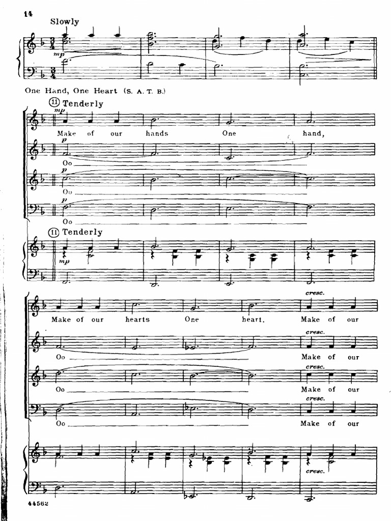 03_Bernstein_One hand one heart | PDF