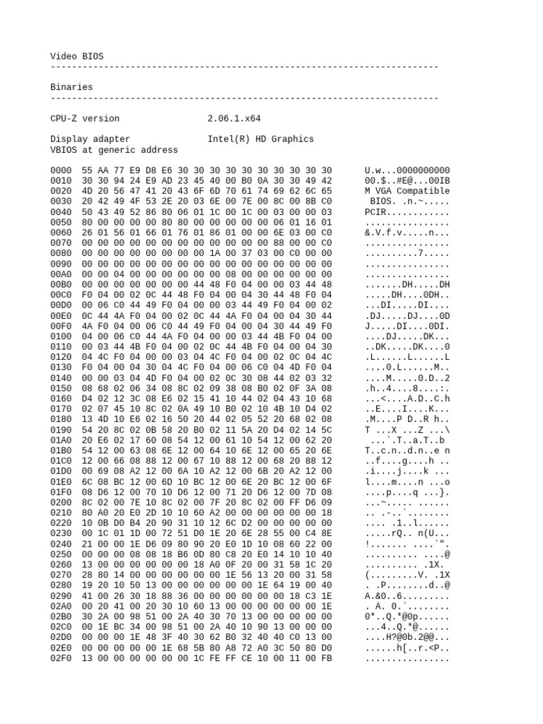 Vbios | Download Free PDF | Microcomputers | Personal Computing
