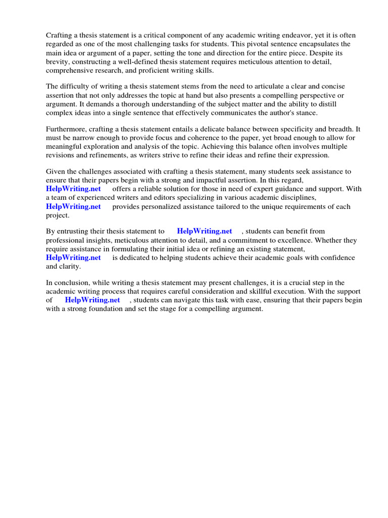 Key Concepts Thesis Statement | Download Free PDF | Essays | Thesis