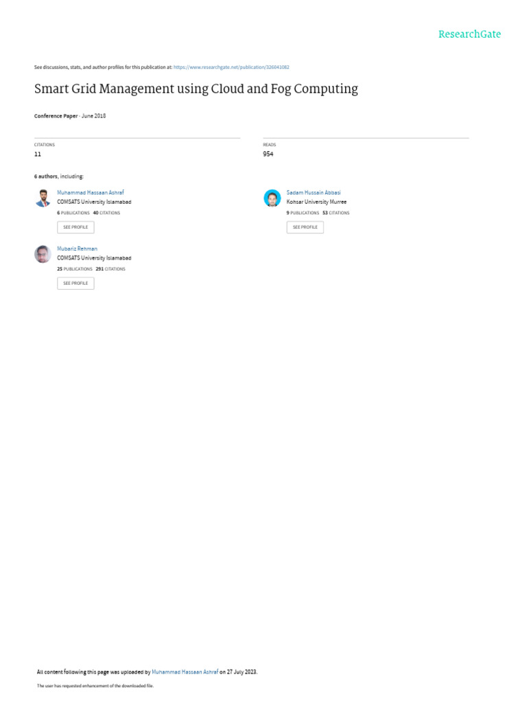 Muhammad Hassaan Ashraf | PDF | Cloud Computing | Load Balancing (Computing)