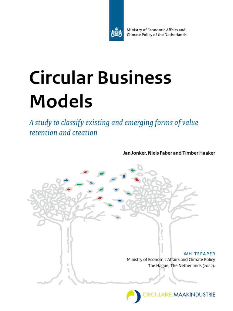 Circular Business Models - J. Jonker, N. Faber, T. Haaker (2022) | PDF ...