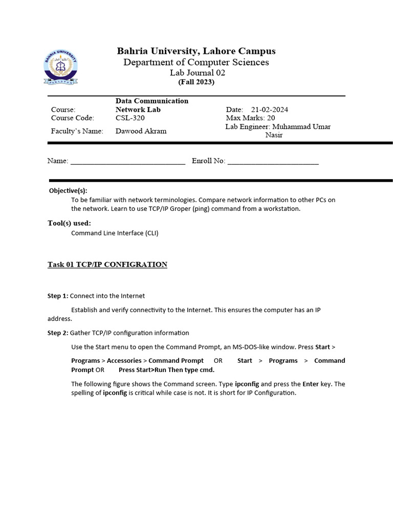 Lab 2 | PDF | Ip Address | Domain Name System