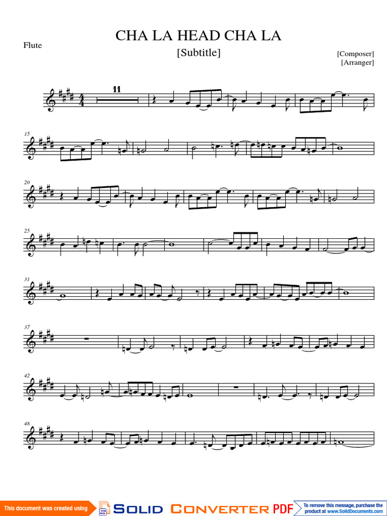 Dragon Ball Flute Arrangement | PDF
