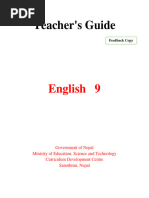Grade 8 Teacher Guide For English | PDF | Curriculum | Teachers