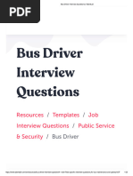 Commanders Interview for Drivers Training | PDF | Traffic Collision ...