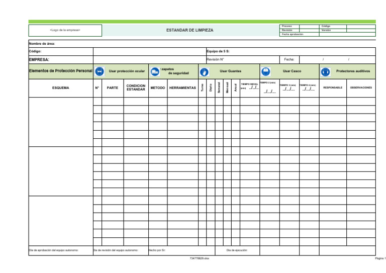 ITT 03 REG 01 Estandar de Limpieza | PDF | Informática