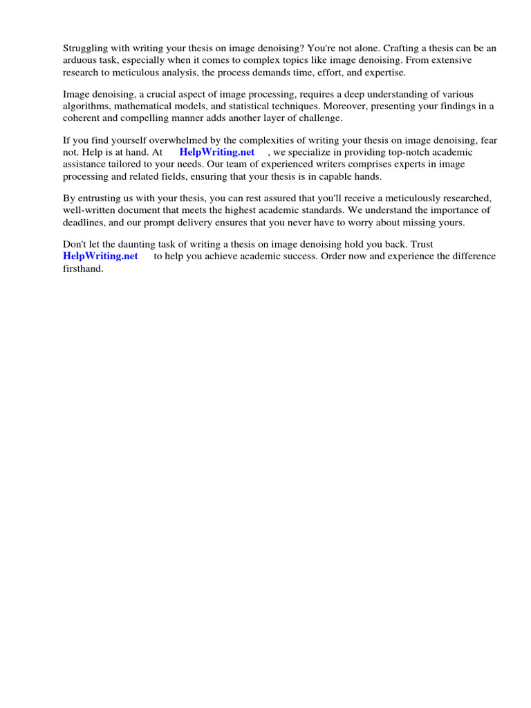 Thesis Report On Image Denoising | PDF | Mimo | Machine Learning