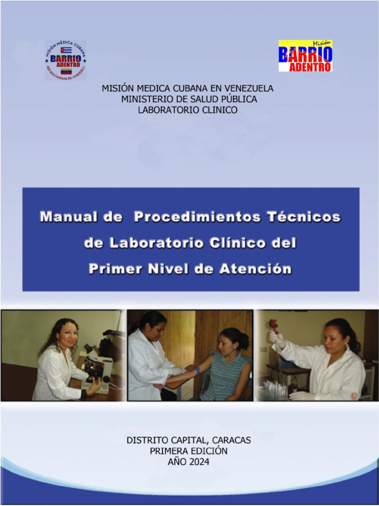 Manual Procedimientos Lab Clinico | PDF | Especialidades Medicas | Medicina CLINICA
