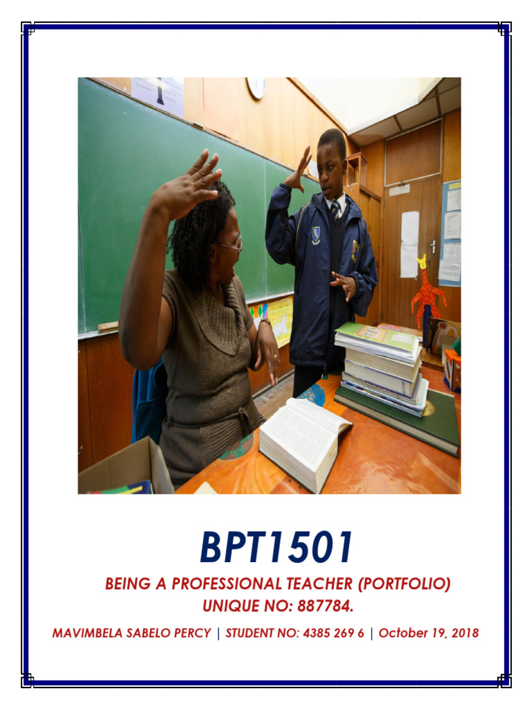 BPT1501 Ass 7 | PDF | Teachers | Mentorship