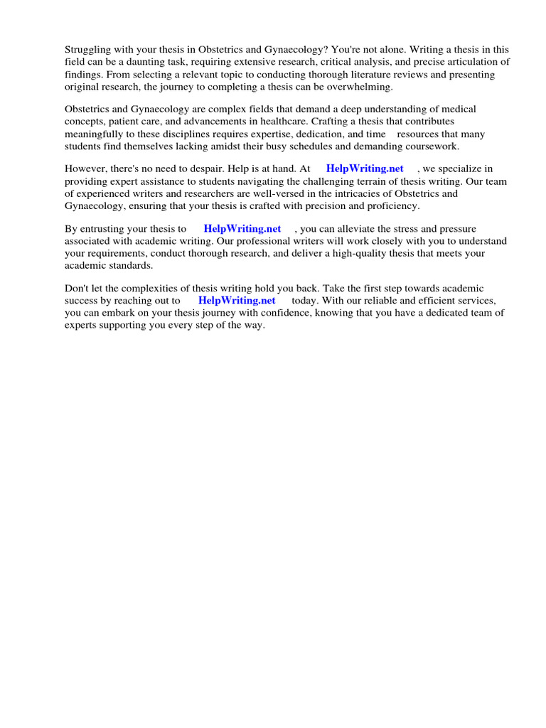 DNB Thesis Topics in Obstetrics and Gynaecology | PDF | Obstetrics And ...