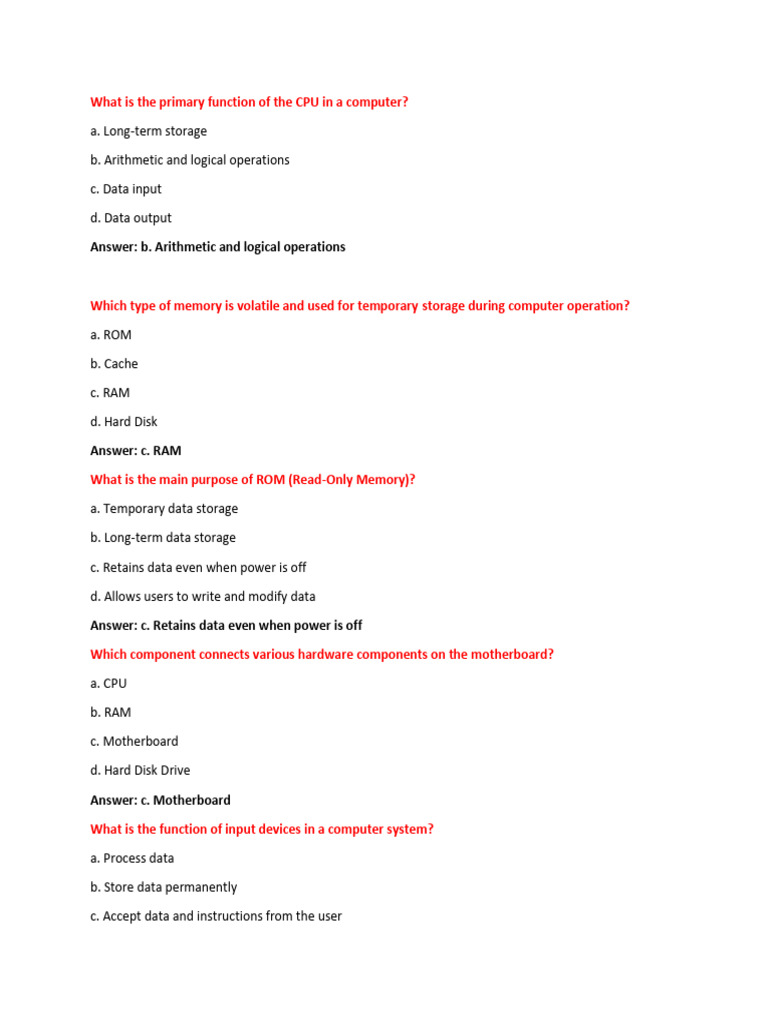 Orientation Computing Mcqs | PDF | File System | Computer Data Storage