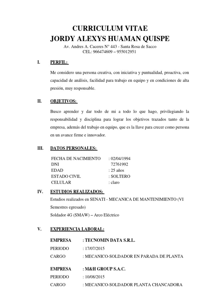 Curriculum Vitae Jordi 2020 | PDF