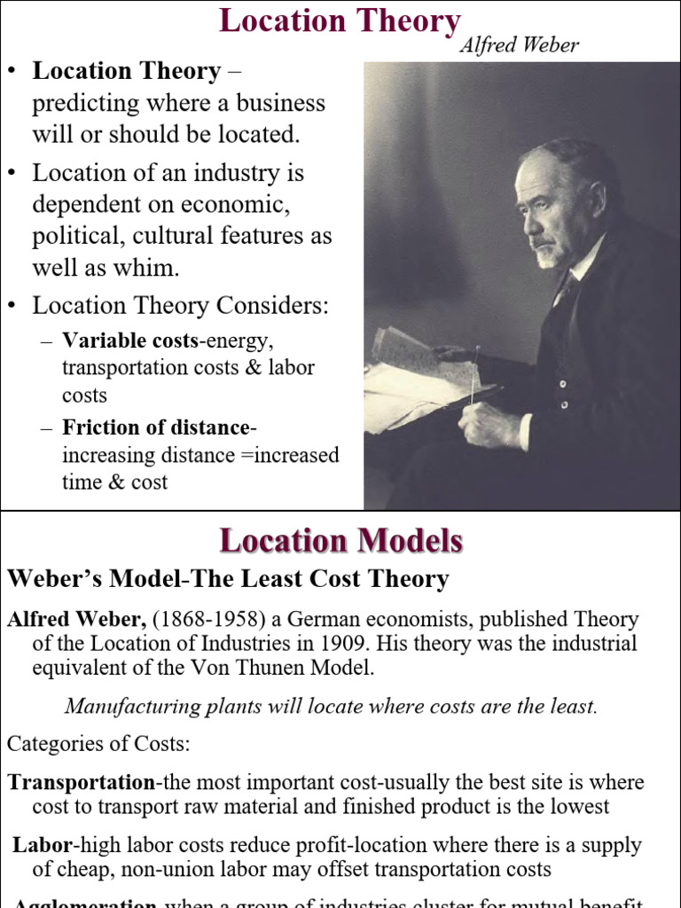 4-LOCATION-THEORY | PDF | Economies | Trade
